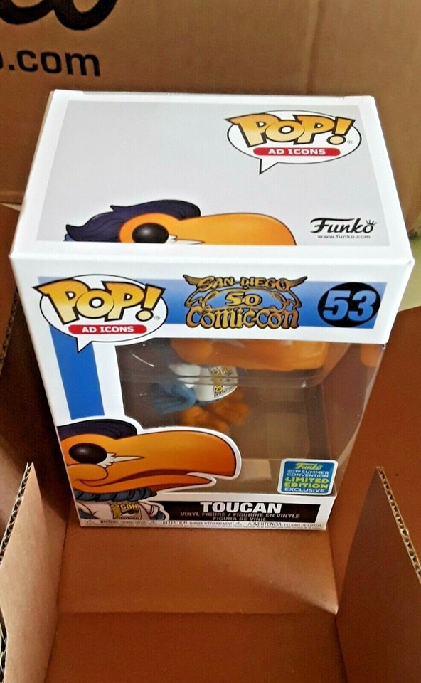 2019 San Diego Comic Con Mascot TOUCAN Shared Exclusive Bundle Limited ...