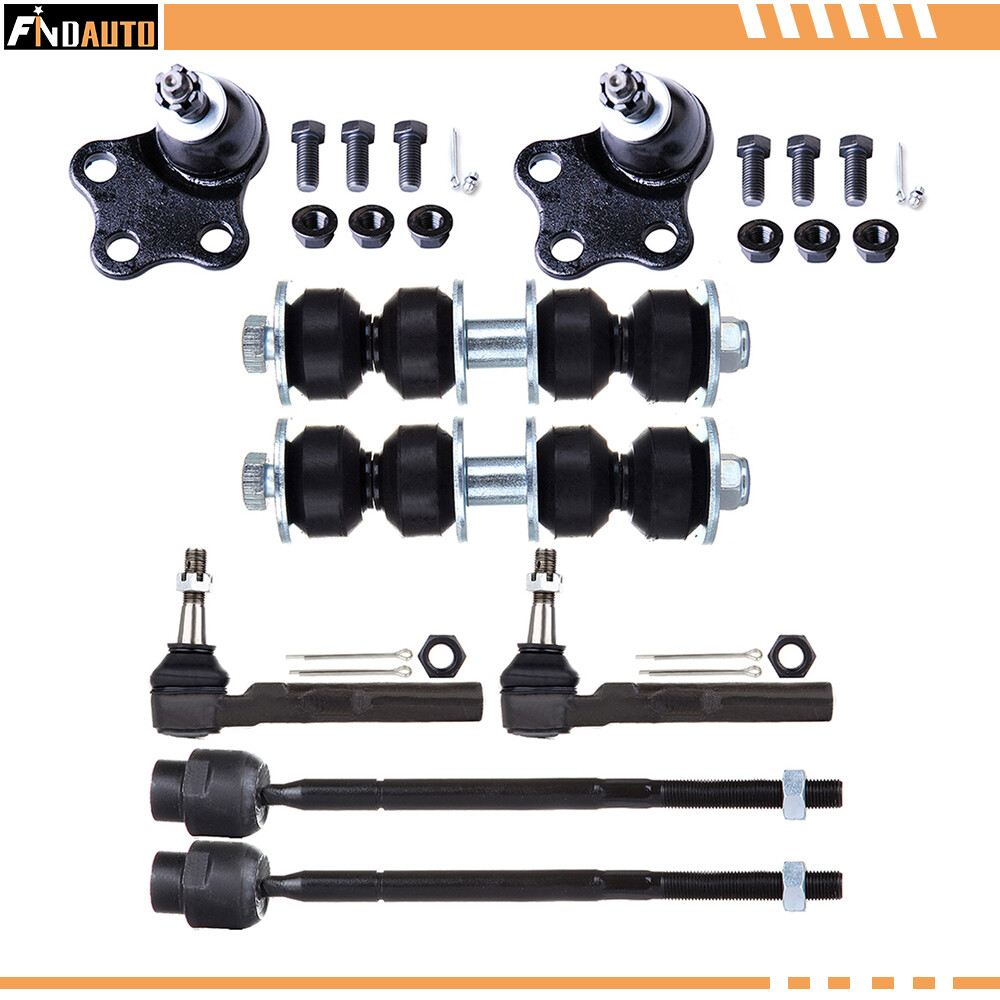For Pontiac Grand Am Chevy Malibu Alero Front Tie Rod Ends Ball Joints ...