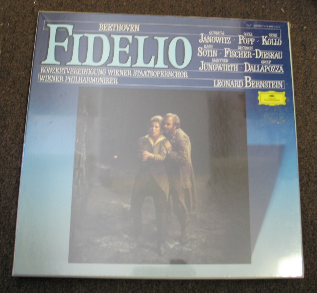 Beethoven Fidelio Leonard Bernstein 3LP Stereo 413 288-1 GX3 New Sealed ...