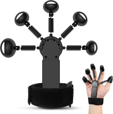 Finger Grip Strength Trainer - Hand Extension Workout Exerciser, Black ...
