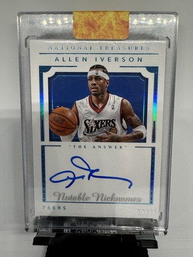 2015-16 National Treasures Notable Nicknames "The Answer” Allen Iverson ...