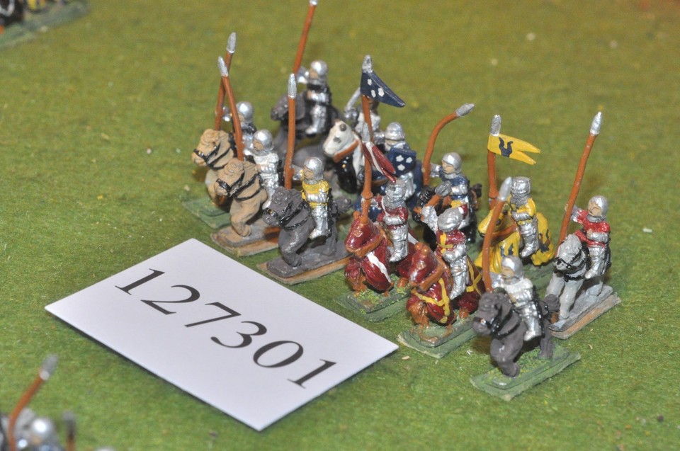 15mm medieval / english - mikes models knights 12 figs - (127301) | eBay