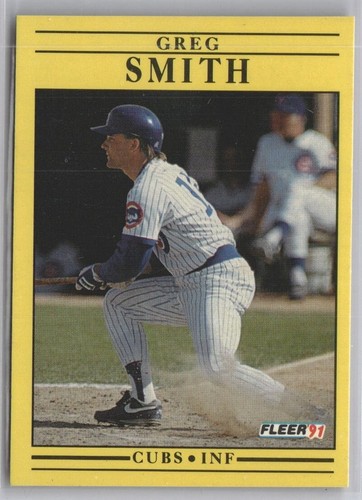 1991 Fleer Baseball Card #433 Greg Smith | eBay