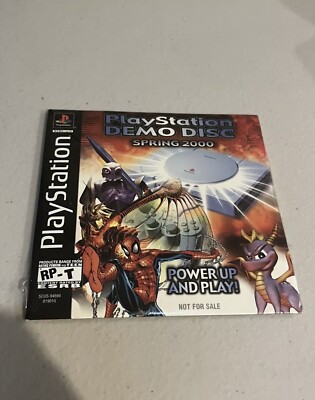 PLAYSTATION Official Spring 2000 Demo Disc Sealed New Sony PS1 Not For ...