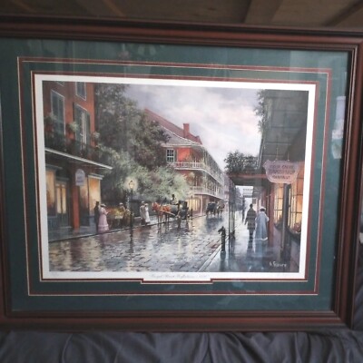 AL FEDERICO "Royal Street Reflections 1890” Limited Edition Hand Signed ...