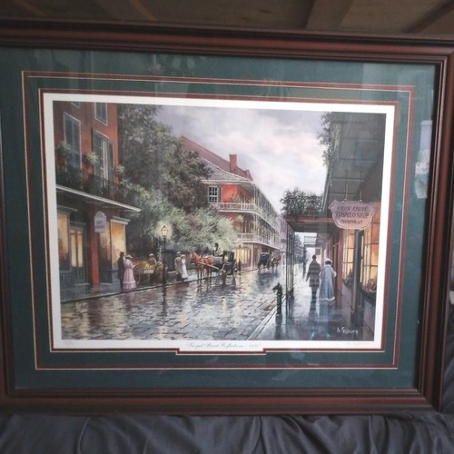 AL FEDERICO "Royal Street Reflections 1890” Limited Edition Hand Signed ...
