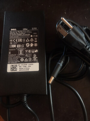 Dell 130w PA-4E OEM LA130PM121 DA130PE1-00 Genuine Laptop AC adapter ...