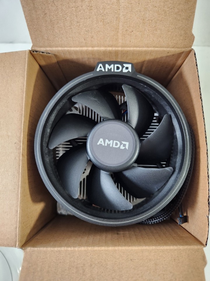 AMD Wraith Spire RGB LED Light Socket AM4 CPU Cooler with Copper Base ...