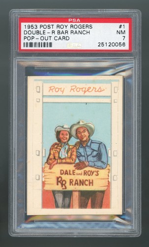 1953 Post Roy Rogers #1 Double-R Bar Ranch PSA 7 NM #25120056 | eBay