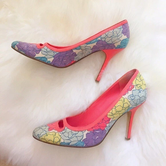 Coral Colored Pumps