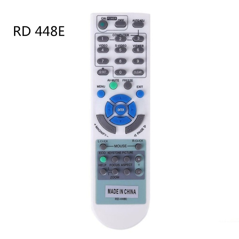 Small Replaced Remote for NEC Projector RD-448E V260X+ Projector ...