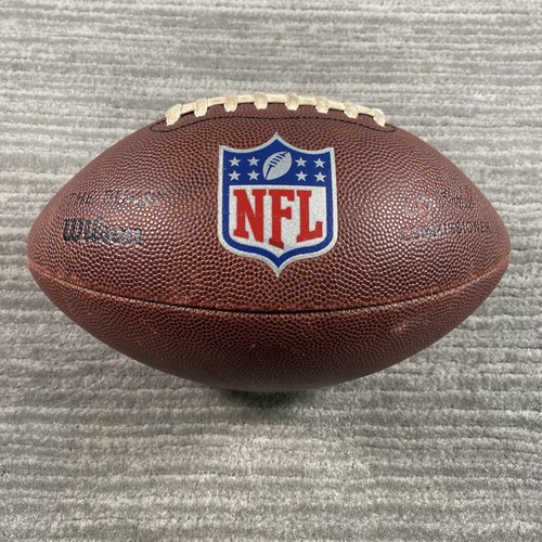 Wilson The Duke Official NFL Game Ball Leather Football Replica | eBay