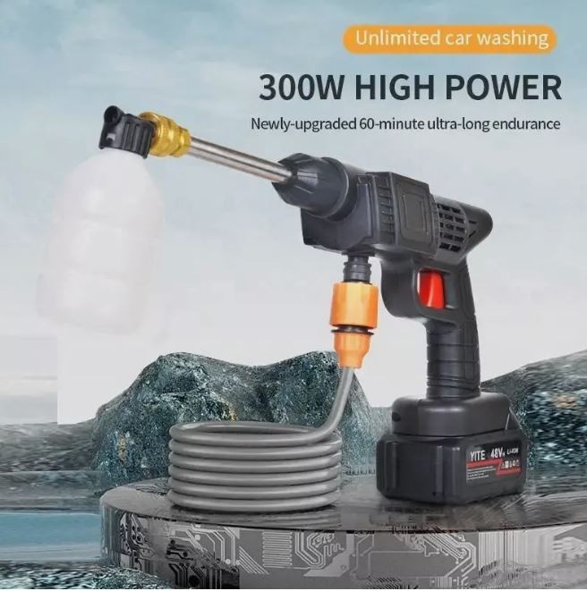 Cordless jet washers/pressure washers, car cleaning kit power jet pro ...
