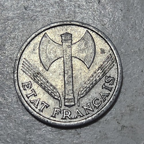 VICHY FRANCE (ETAT FRANCAIS) 🇫🇷 ONE (1) FRANC COIN 1943 (WARTIME) | eBay
