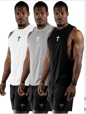 Tank Tops para Hombre con Cruz – Pack de 3 ️💪 | eBay