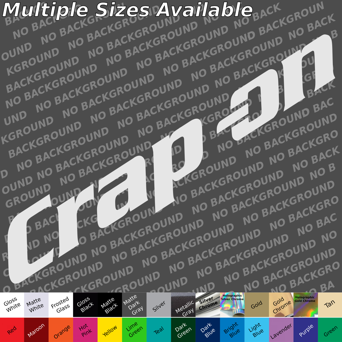 Custom Crap on tools decal sticker tool box mechanic technician tech ...