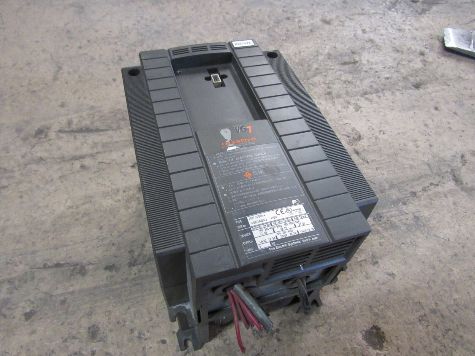 FUJI CRANETROL VG-7 FRN7.5VG7S-4 7.5kW INVERTER NICE USED TAKEOUT ...