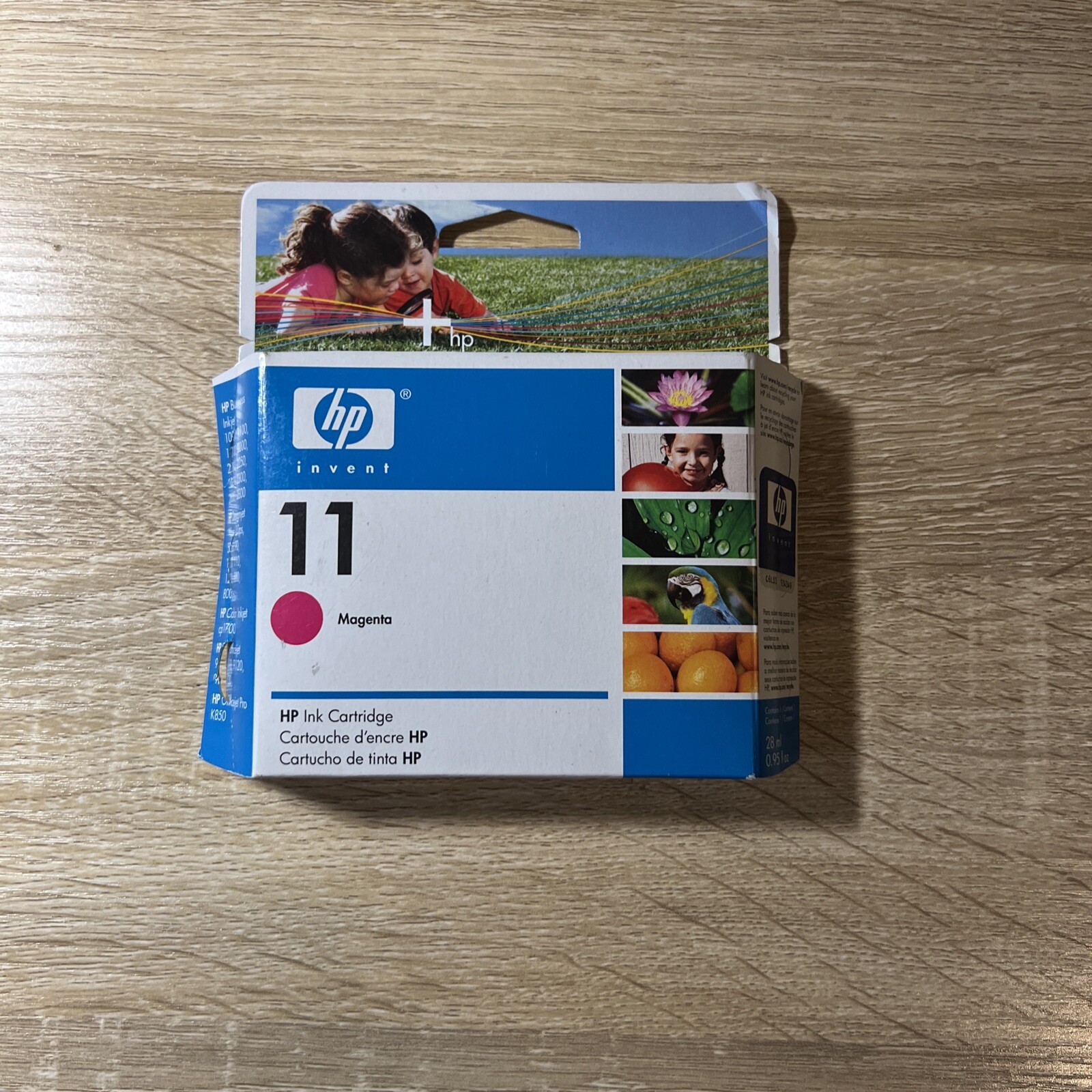 Genuine New HP 11 Magenta Ink Cartridge C4837A sealed box date 2008 | eBay