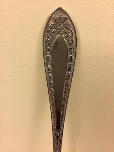 Silver plated serving spoon - fruit & berry design - Silva - Potter ...