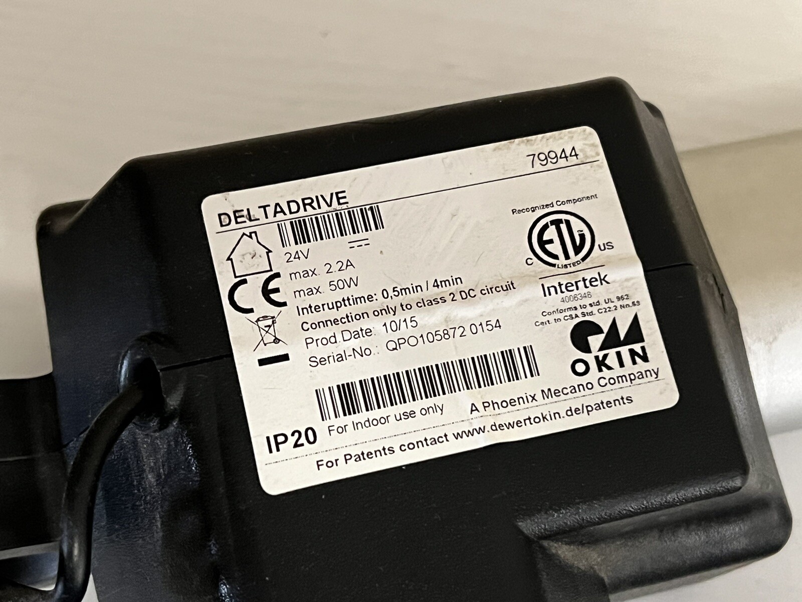 OKIN Delta Drive Actuator Lift Chair 79944 TempurPedic Adjustable Bed ...