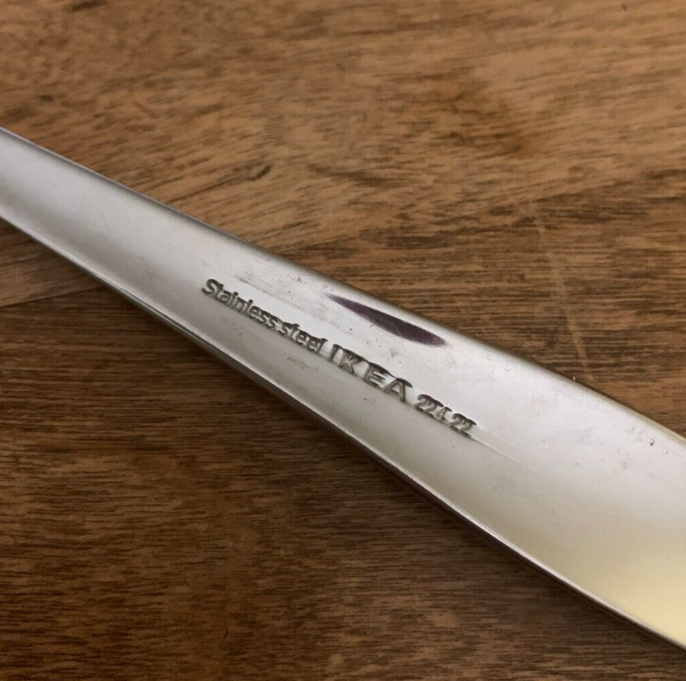1 Teaspoon Tea Spoon IKEA 22422 Stainless Steel Plain Square Handle | eBay