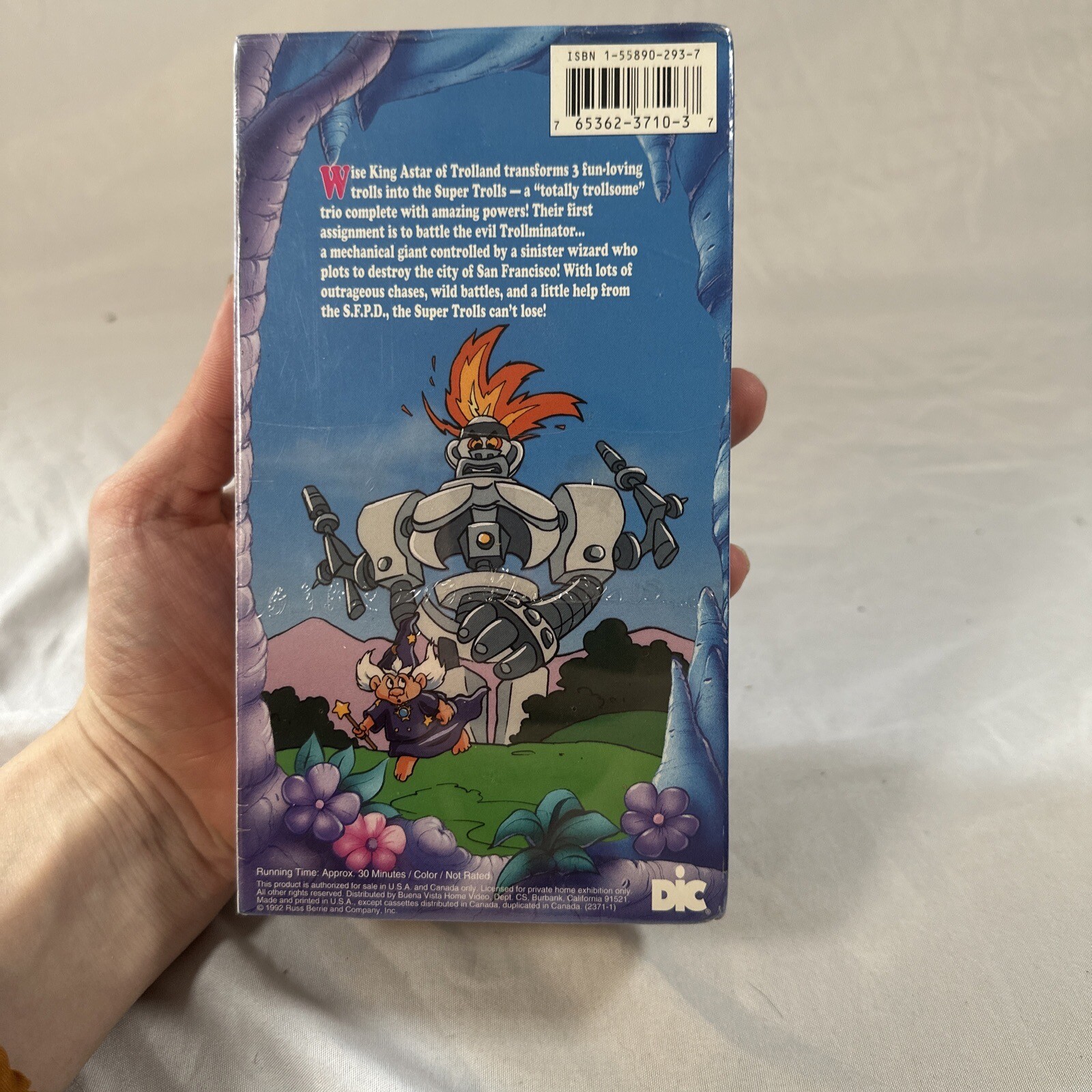 Super Trolls RARE Dic Video 1992 VHS Cartoon Animation San Francisco ...