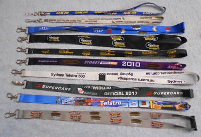 #HH. #2. LOT OF TEN (10) MOTOR CAR RACING LANYARDS | eBay Australia