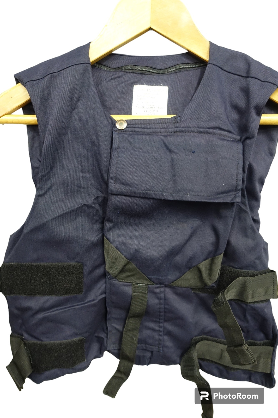 British Royal Navy Issue Blue ECBA Body Armour Cover Only Navy Blue ...