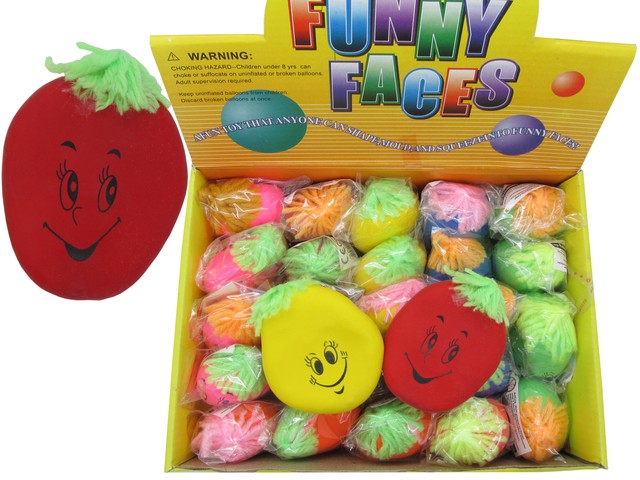 24x Anti Stressbälle Stressball Haare Knautschball Wutball Knautsch ...