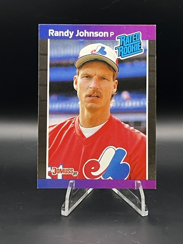 1989 Donruss Randy Johnson 42 Rated Rookie Card Double Error Card | eBay