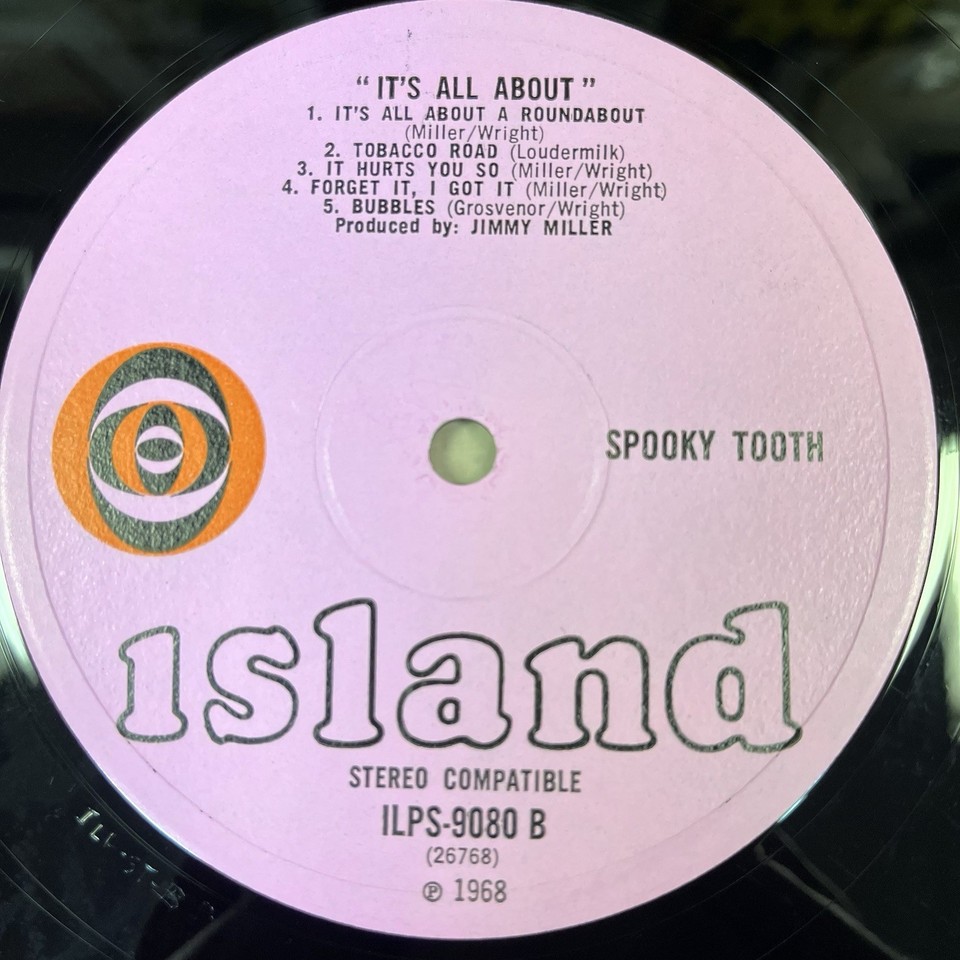 Spooky Tooth - It's All About -OG UK Island Stereo LP -1 / -1 ...