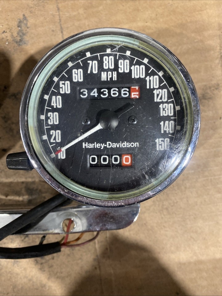 72-85 Sportster 1000 SPEEDO SPEEDOMETER DISPLAY GAUGE AK | eBay