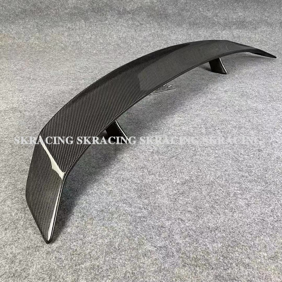 Universal GT-Style Racing For Car Real Carbon Fiber Wing Spoiler Rear ...