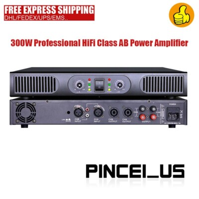 300W High Power Professional HiFi Class AB Power Amp Pure Copper ...