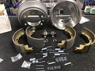 REAR BRAKE DRUMS BRAKE SHOES FITTING KIT WHEEL CYLINDER FOR IVECO DAILY ...
