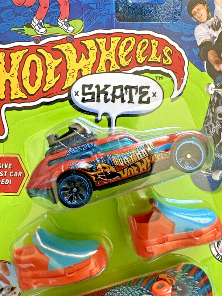 Hot Wheels Skate-Tony Hawks Car and Fingerboard Set-"Tour de Fast"-Free ...
