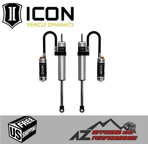 ICON Rear 2.5 Remote Resi Shock Set 0-3" Lift CDCV For 91-07 Toyota ...