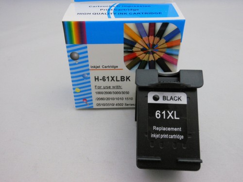 61XL Black Ink Cartridge for HP Deskjet 3516 3511 3510 3054 3052 3050 ...