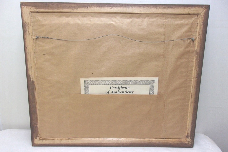 1988 Gary Hawk SPRINGTIME Big Horn Sheep Lithograph Print Framed 114/ ...