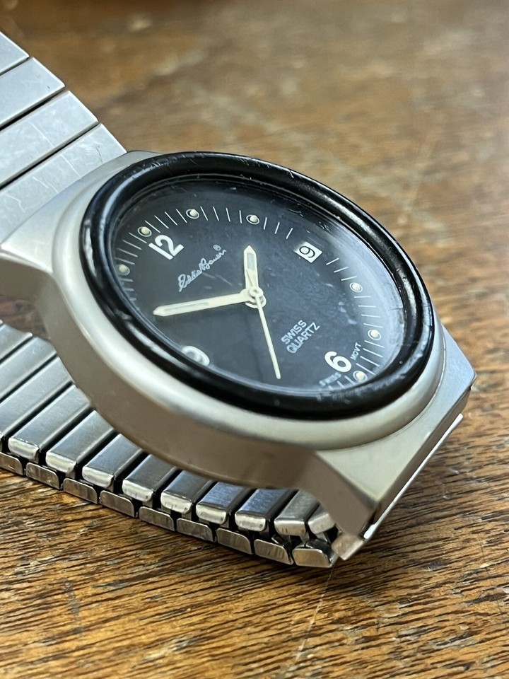 SICURA STUNT WATCH MOD DEPOSE 8500 Black Dial Quartz Watch Eddie Bauer ...