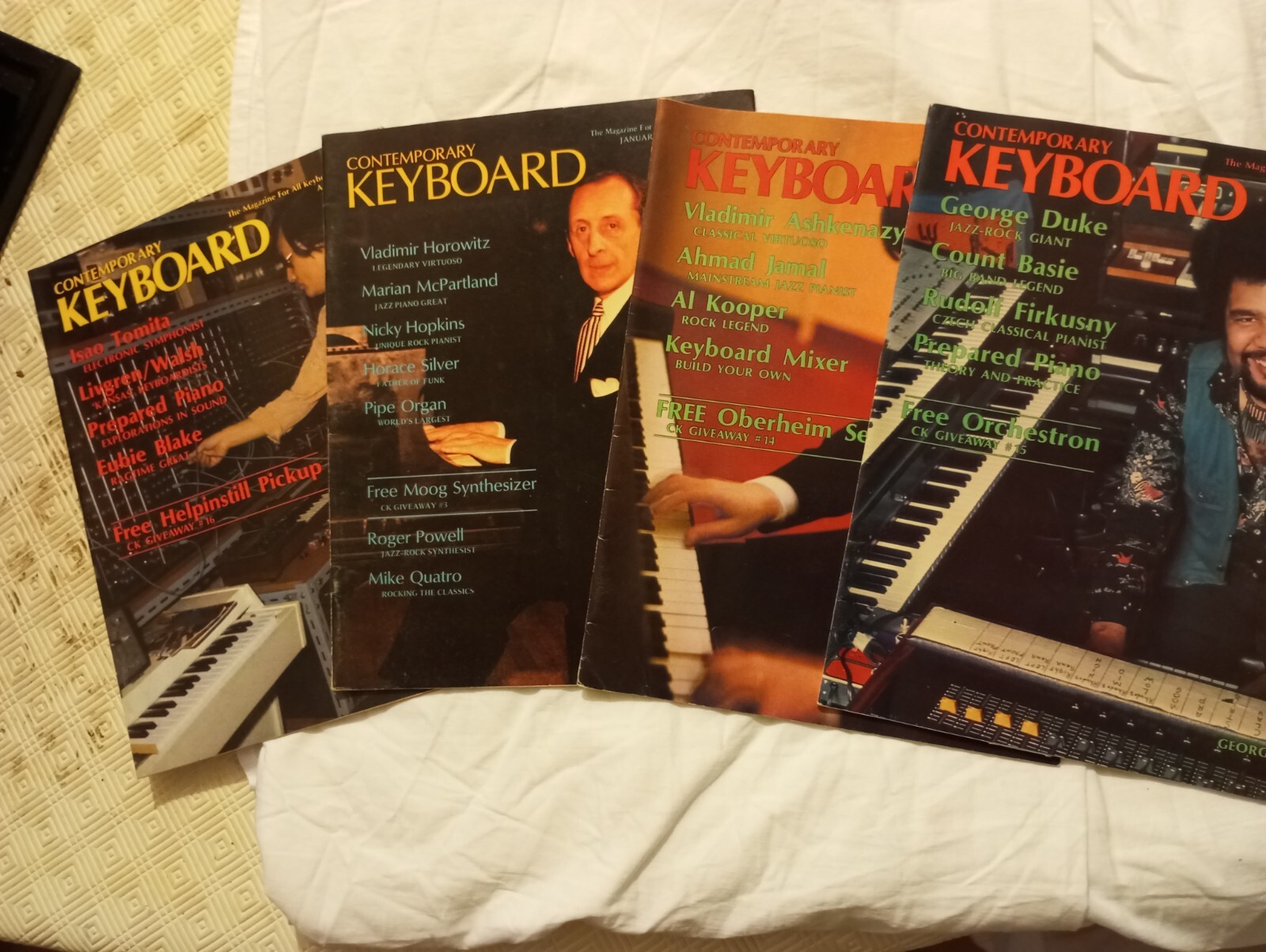 MAGAZINE CONTEMPORARY KEYBOARD LOT DE 4 1977 | eBay