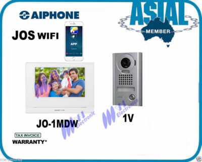 AIPHONE JOS1FW JOS1VW 7 Inch Colour Video intercom WIFI surface flush ...