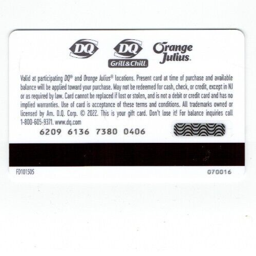 Dairy Queen Gift Card - Penguins - Christmas 2022- DQ - NO Value- I ...