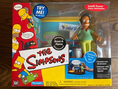 The Simpsons INTERACTIVE BOWL-A-RAMA ENVIRONMENT with APU Playmates ...
