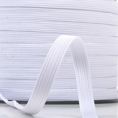 Braid Elastic Flat 5 MM / 6GOMMES 750050 D020 White | eBay
