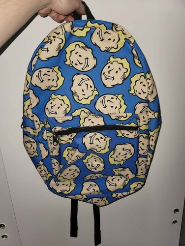 Fallout 4 Game Bethesda Vault Boy Toss Heads Backpack All Over Print ...