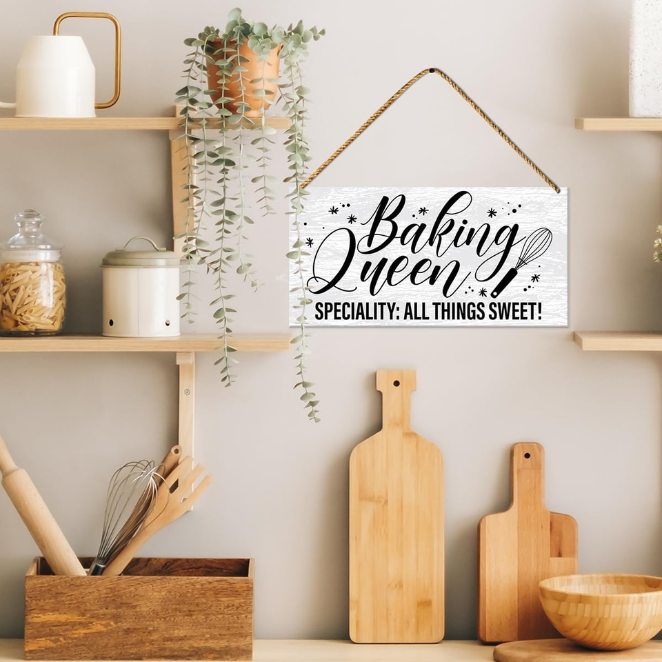 Kitchen Baking Wood Sign Gifts, Birthday Christmas Mothers Day Cooking ...