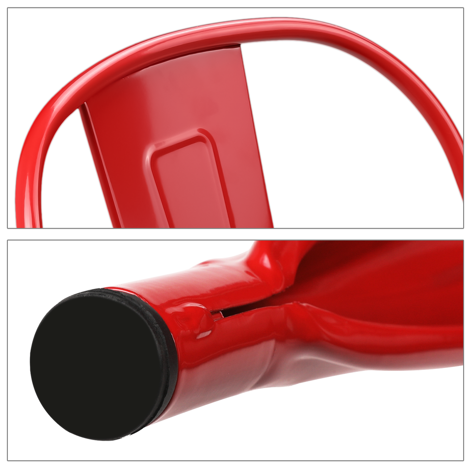 Red[4 PCS STACKABLE METAL SIDE CHAIR]Outdoor Wedding Commercial Event ...