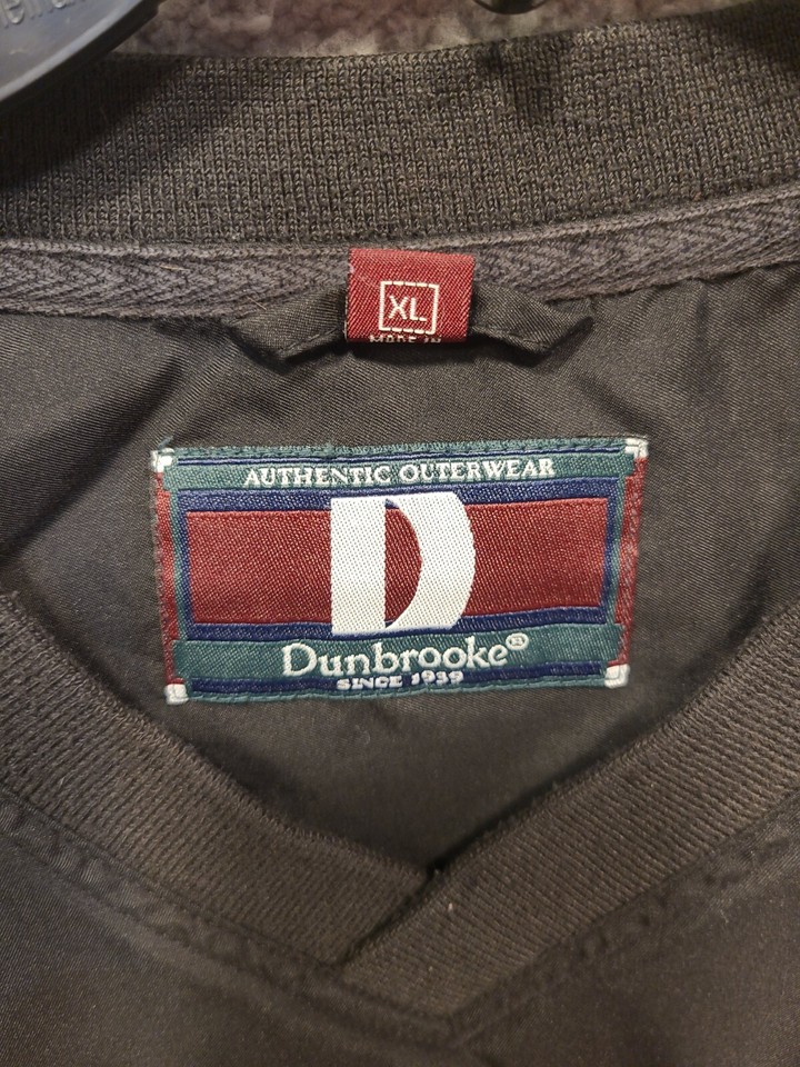 Chevrolet Logo Pullover Windshirt Size XL Black Dunbrooke Authentic ...