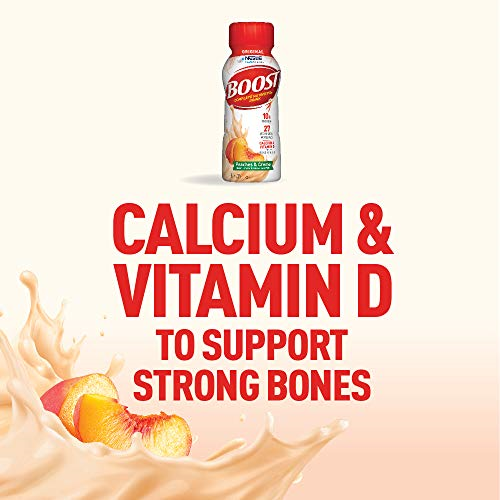 BOOST Original Complete Nutritional Drink, Peaches & Creme, 8 fl oz ...